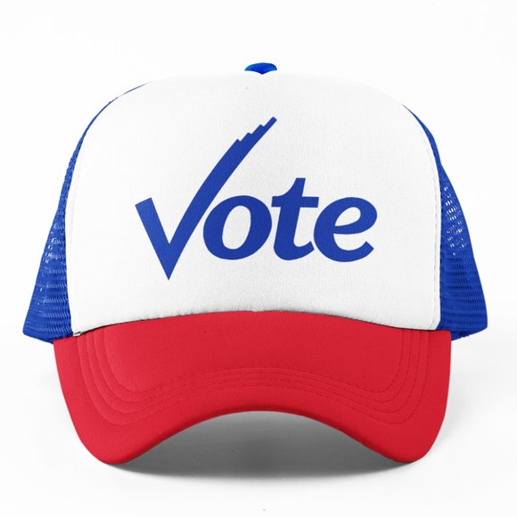 Accessories | Vote Redwhiteblue Foam Trucker Hat Mesh Snapback Cap ...